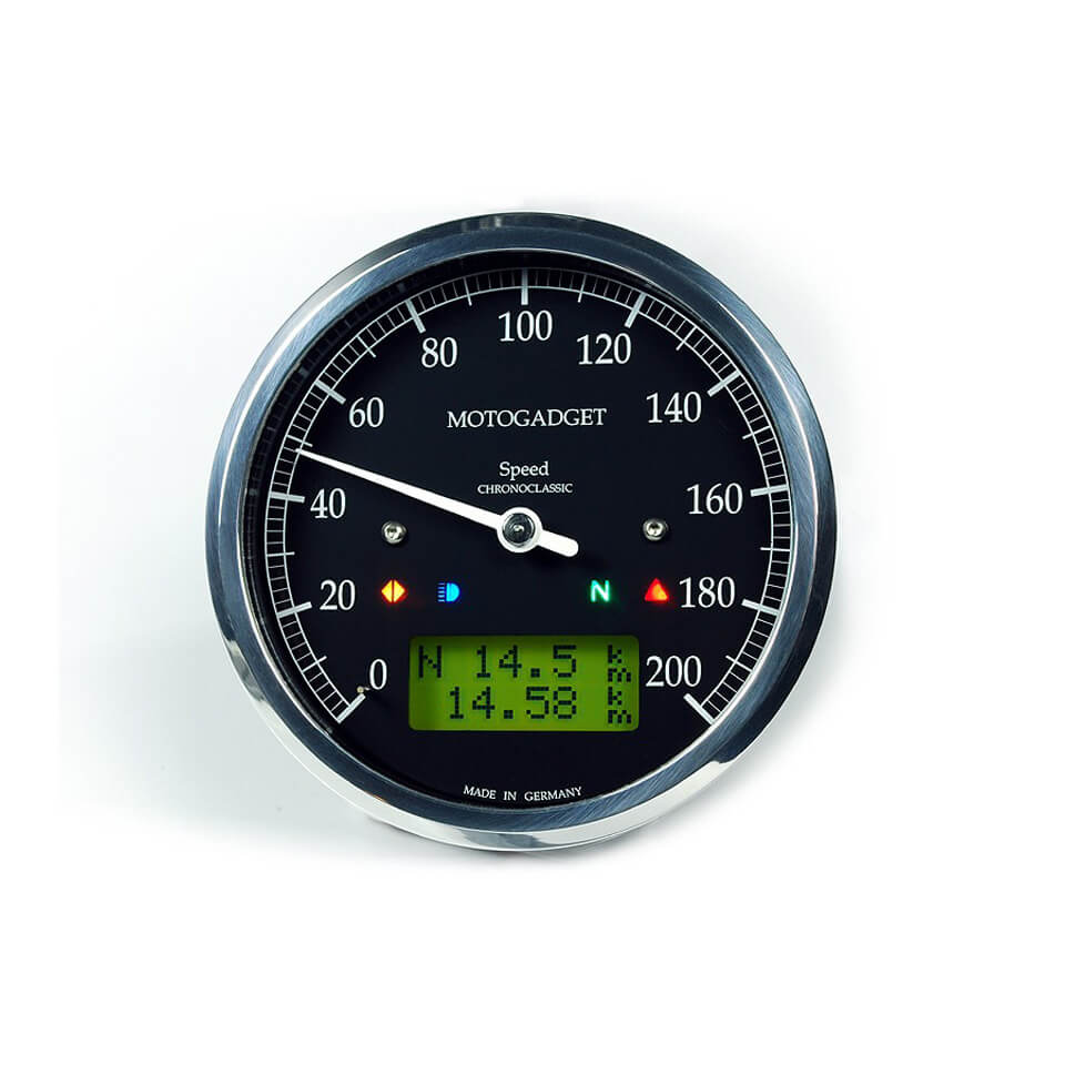 motogadget Tachometer Chronoclassic speedo, analog für | Instrumente ...